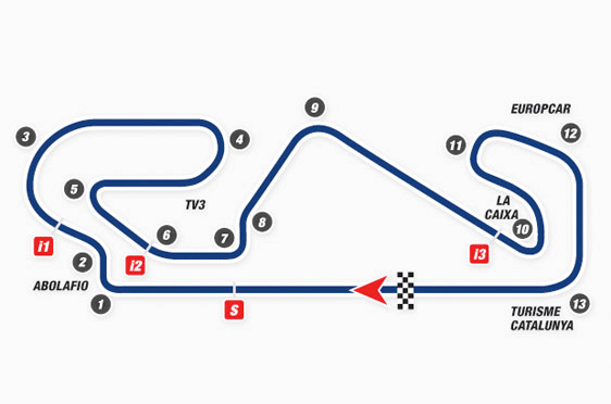 Catalunya GP, Circuit de Catalunya, Barcelona - MotoGP-Strecken 2014 ... Catalunya GP, Circuit de Catalunya, Barcelona - MotoGP-Strecken 2014 ...